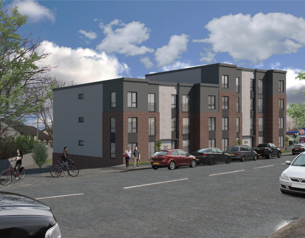 Bank Street New build Flatted Development, Coatbridge - CD Architects